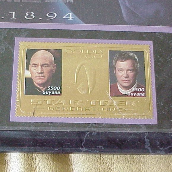 Paramount | Other | Limited Edition 994 Star Trek Generation Plaque ...